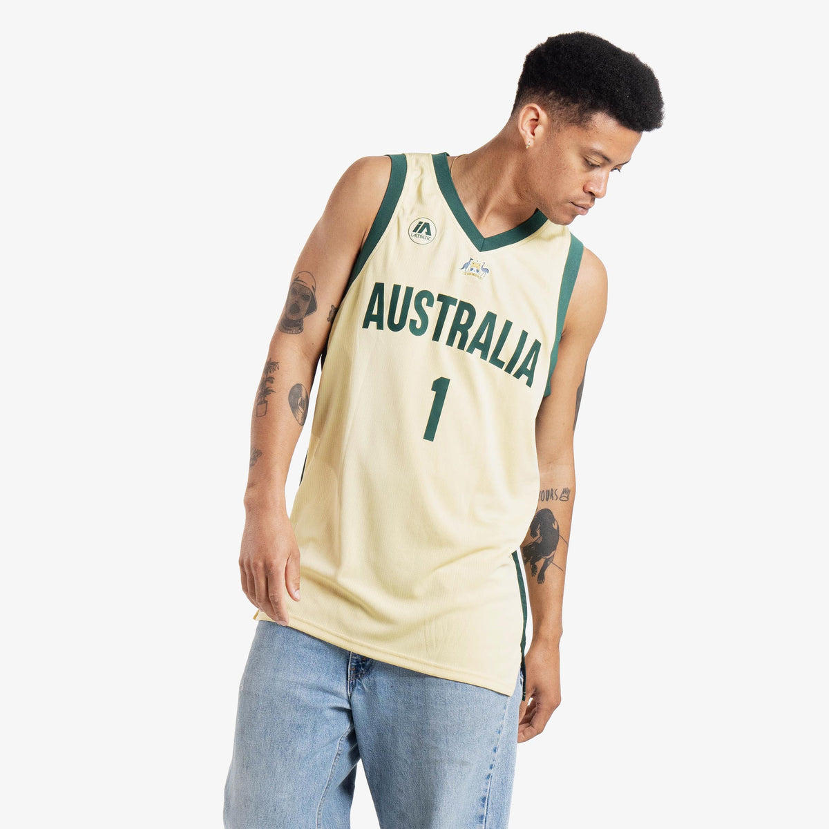 Dyson Daniels Australian Boomers National Away Yellow Jersey ...