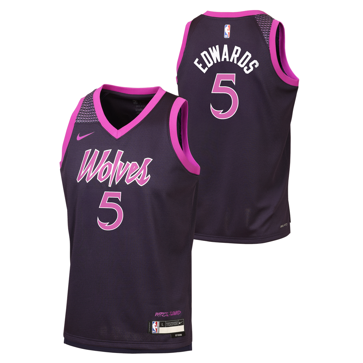 Anthony Edwards Minnesota Timberwolves 2026 City Edition Youth NBA Swi ...
