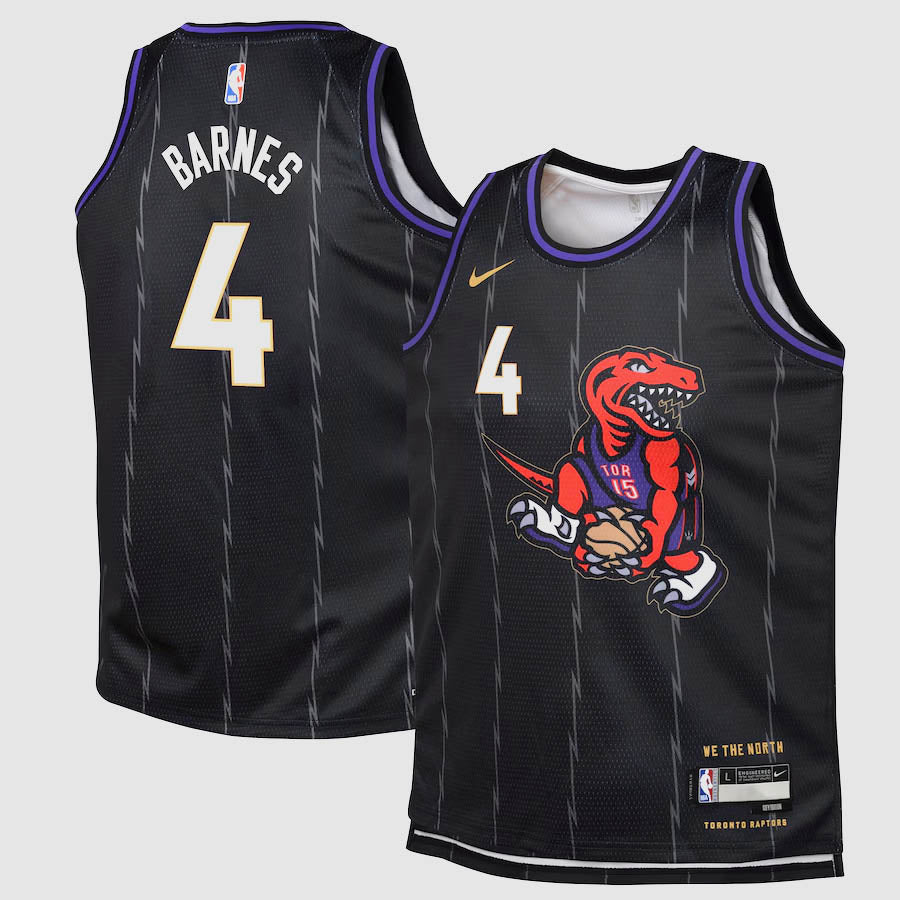 Scottie Barnes Toronto Raptors 2025 City Edition Youth NBA Swingman Je ...