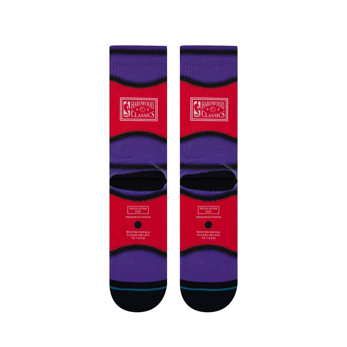 Toronto Raptors Hardwood Classic Mini Ball NBA Stance Socks ...
